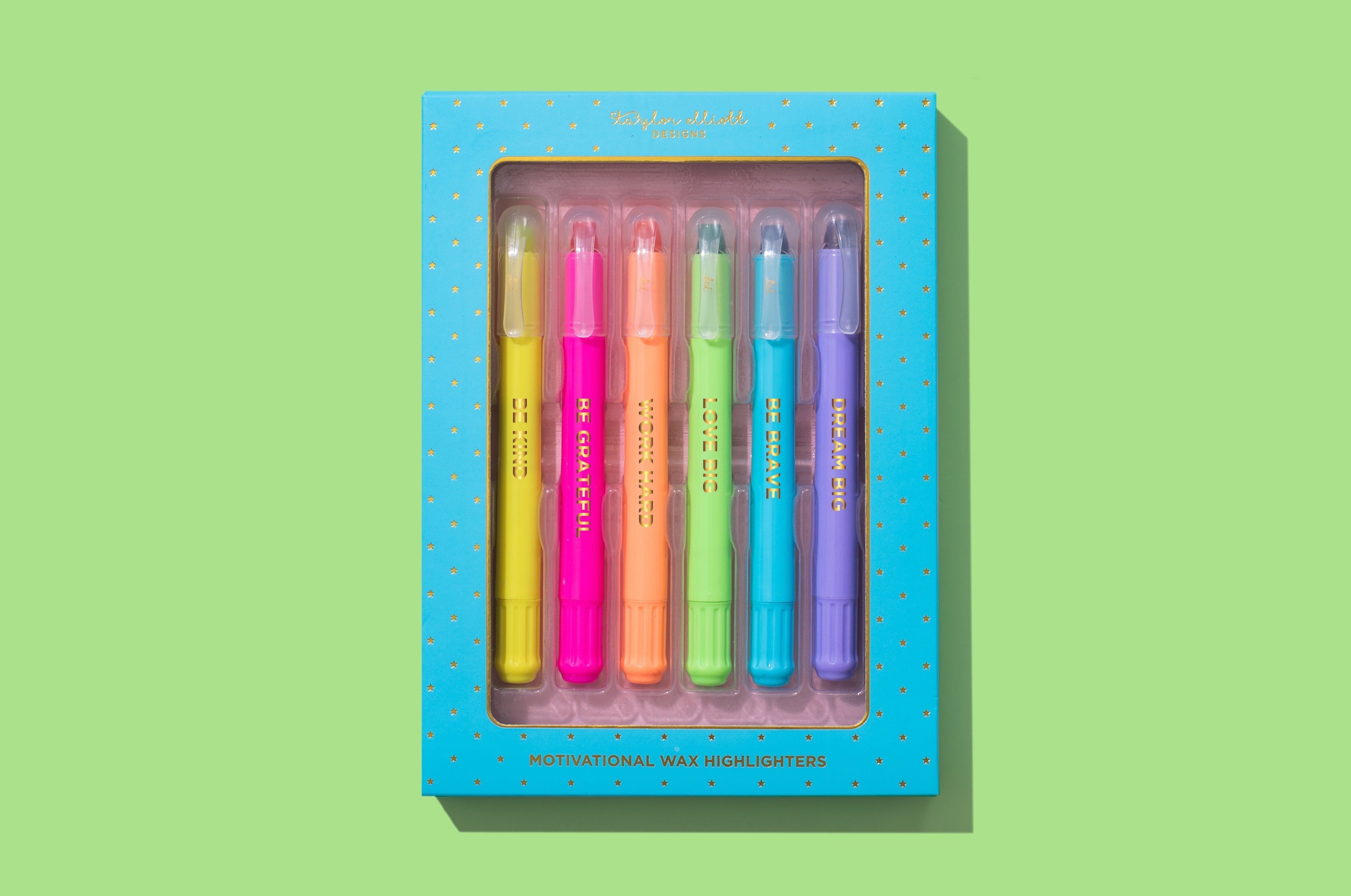 Motivational Wax Highlighter Set - Min. 4 (H-02)