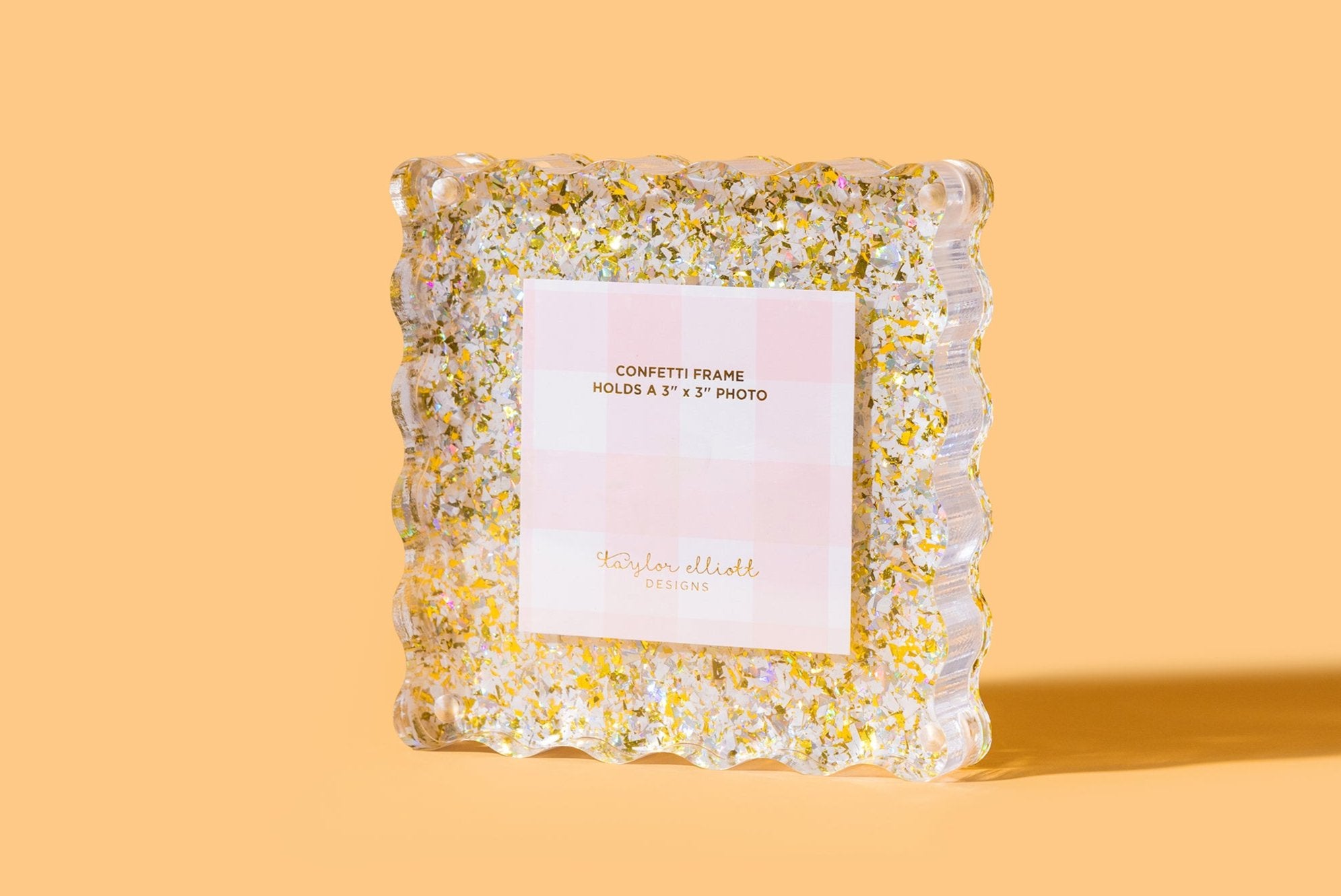 Pearl Confetti Frame Small - Min. 2 (F-06)