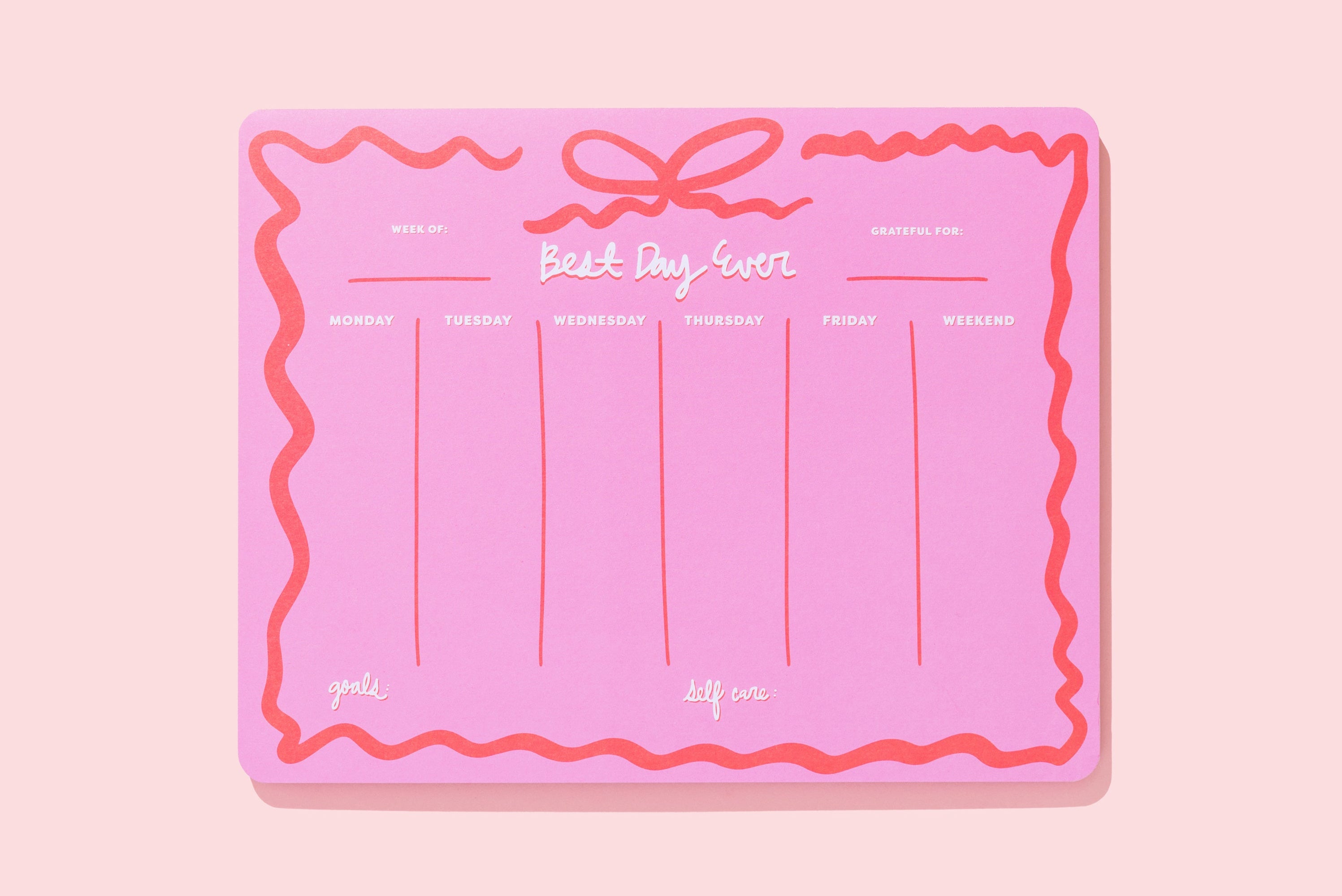 Bow Weekly Planner - Min. 4 (LP-21)