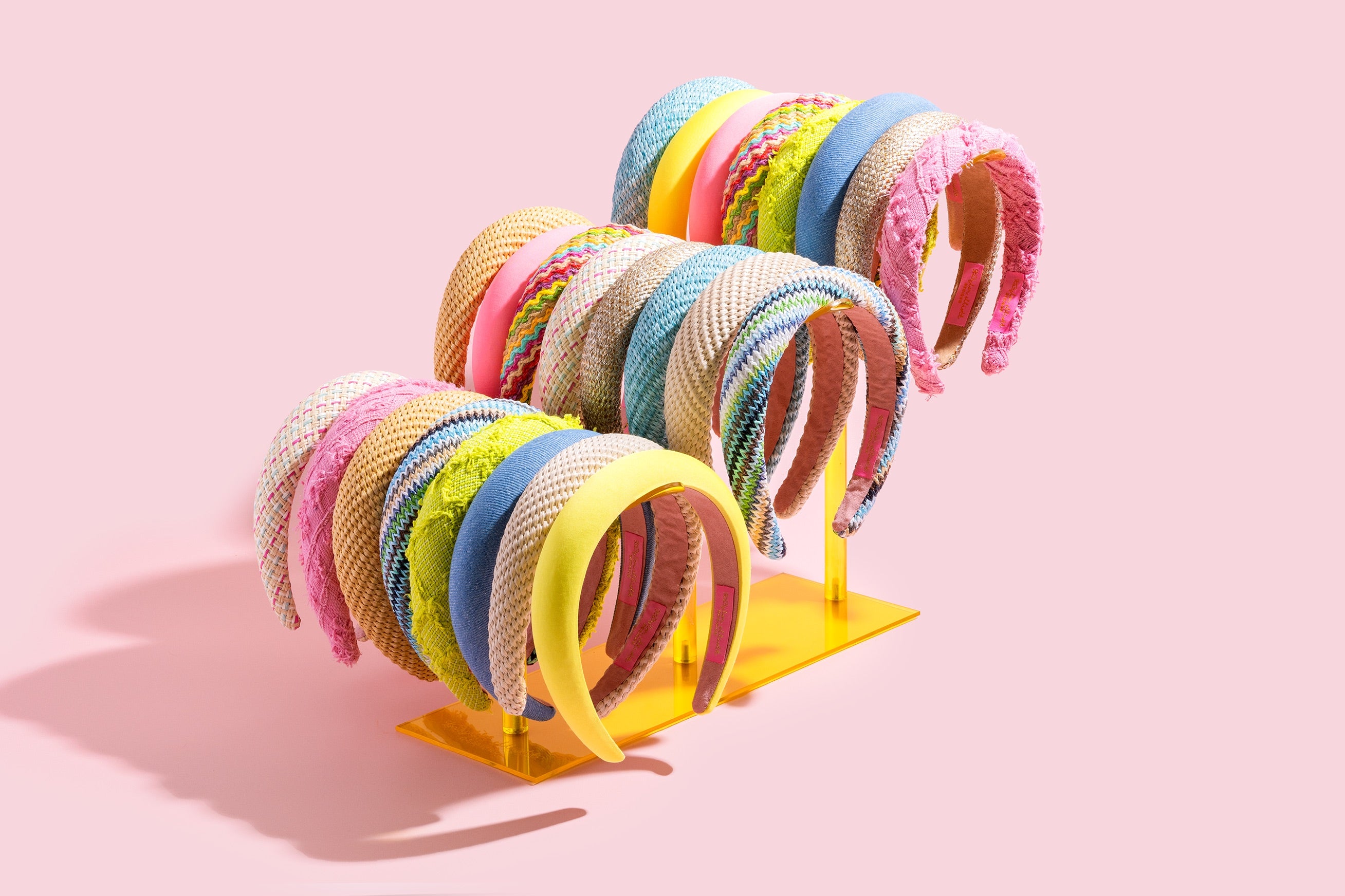 Yellow Acrylic Headband Display - Min. 1 (DISP-14)