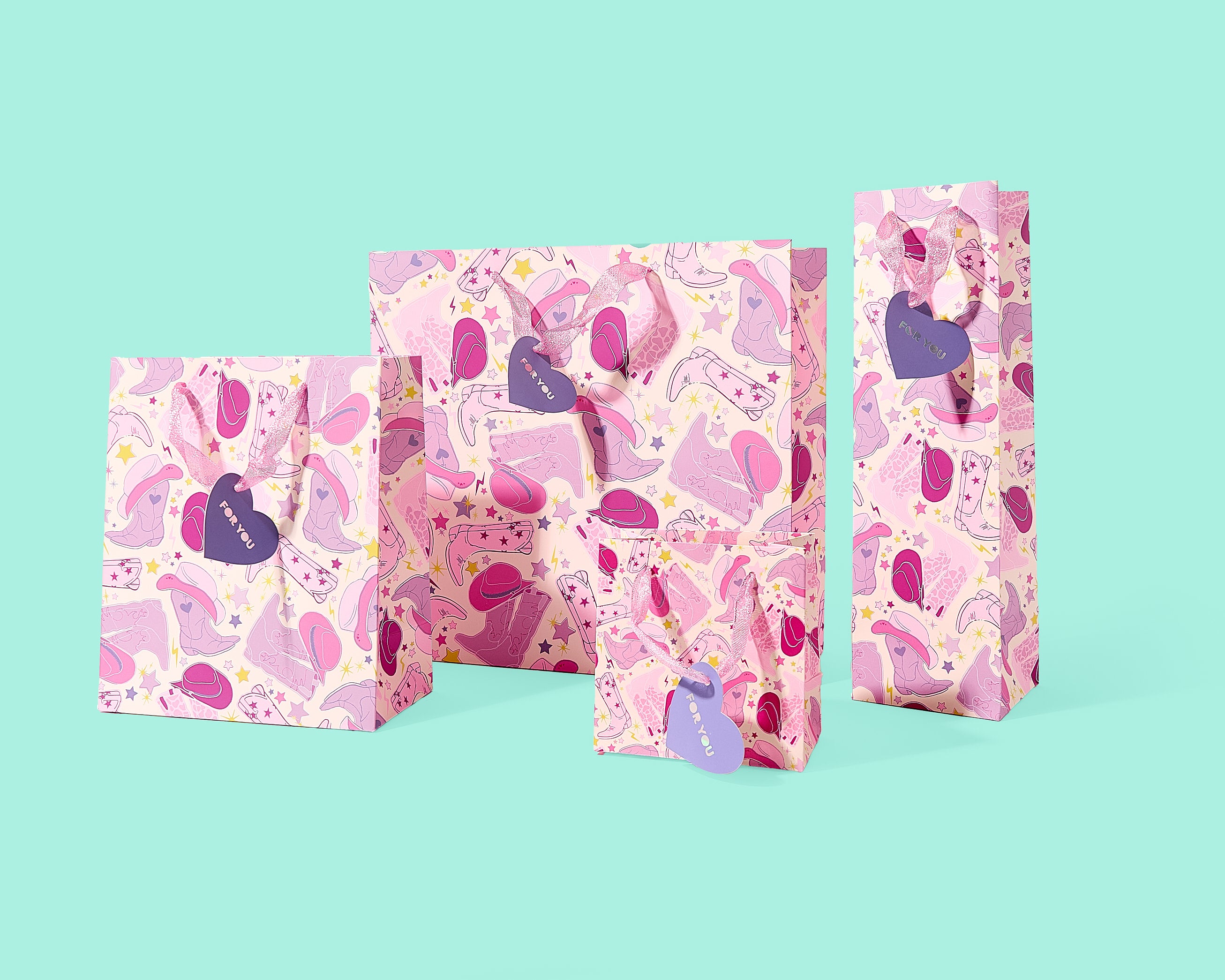 Let's Go Girl Gift Bags (4 Sizes) | Gift Wrap